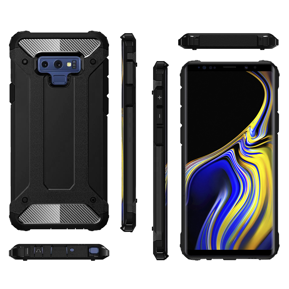 Military Defender Shockproof Case for Galaxy Note 9 (Black)